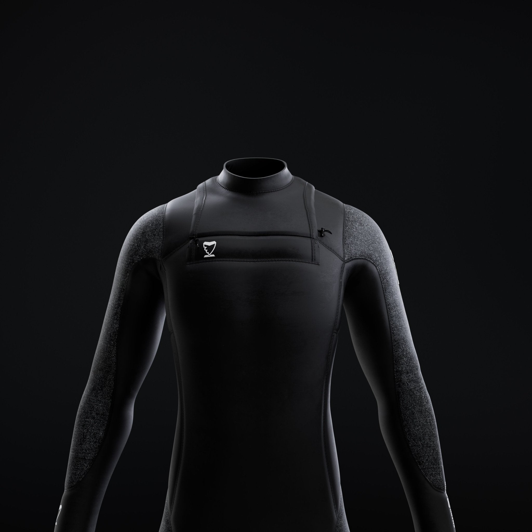 3mm FLEX Chest Zip Wetsuit Steamer | Shark Stop – sharkstop.co